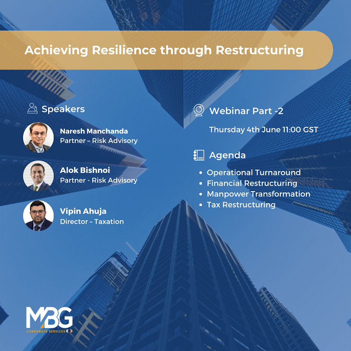 Webinar – Achieving Resilience Through Restructuring – Part 2 | MBG