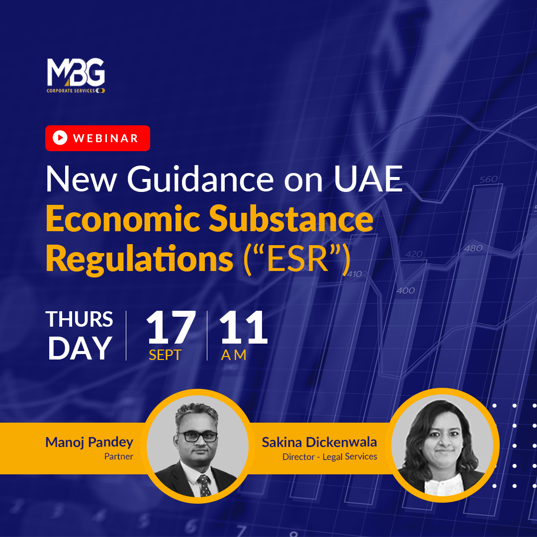 New Guidance on UAE Economic Substance Regulations (ESR) | MBG