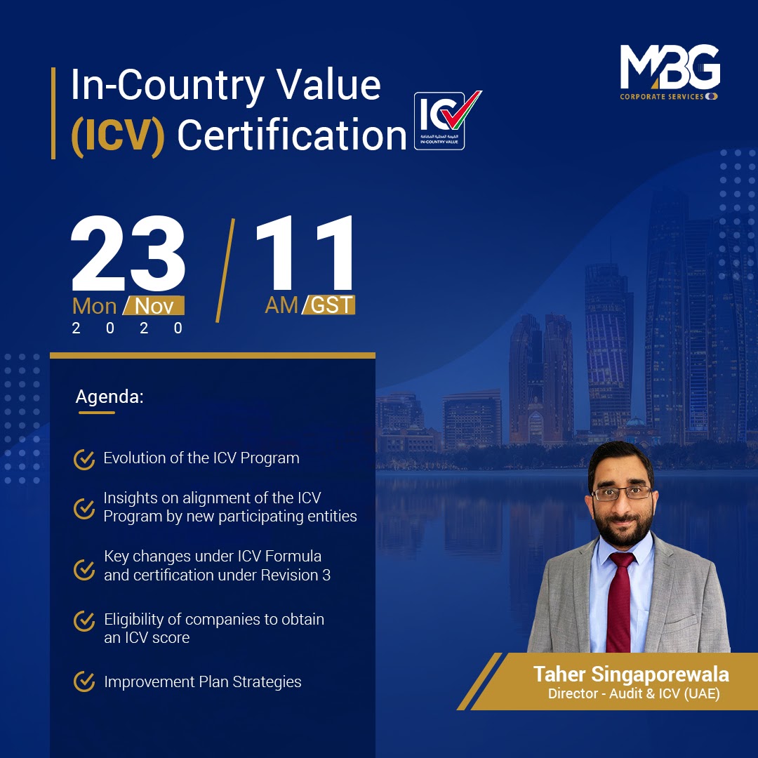 In-Country Value (ICV) Certification | MBG